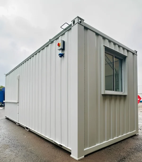 21ft x 8ft Custom Office Cabin – Refurbished Portable Building with A/C ...