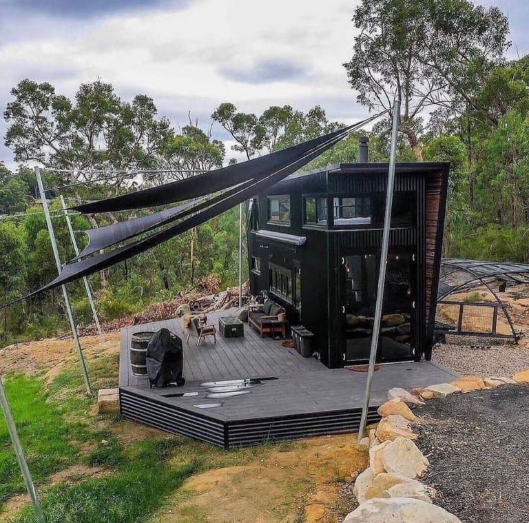1bhk Duplex Container House, Tiny House, Container Home with Elegant ...